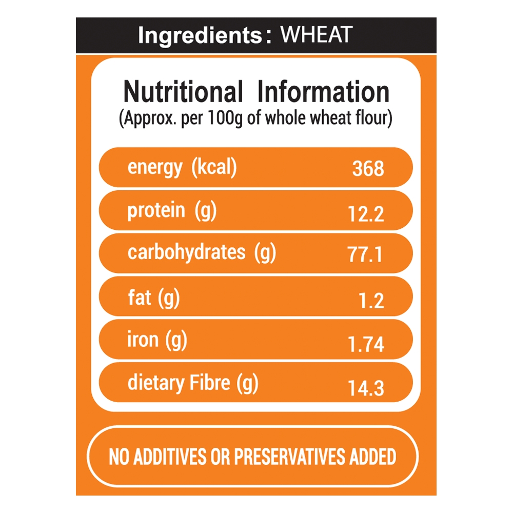 Naga Whole Wheat Atta 10kg
