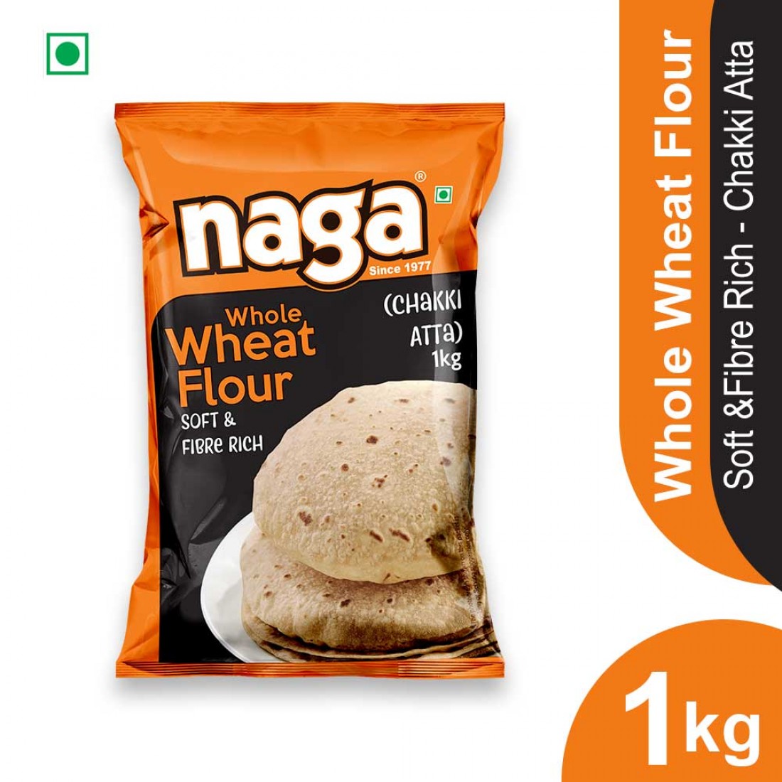 Naga Whole Wheat Atta 1 kg
