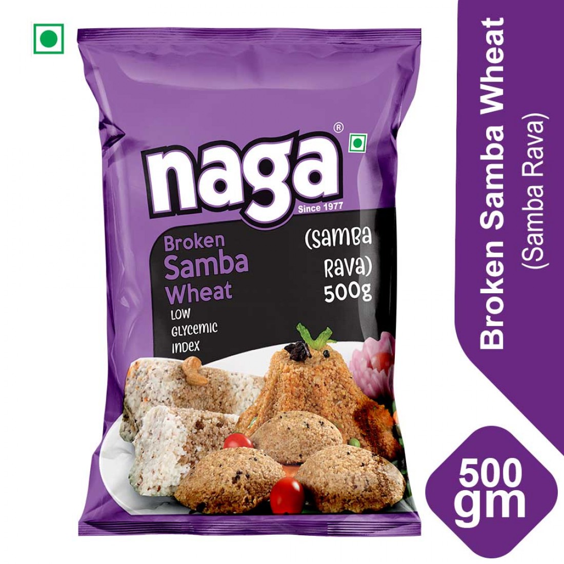 Naga Roasted Samba Rava 500g