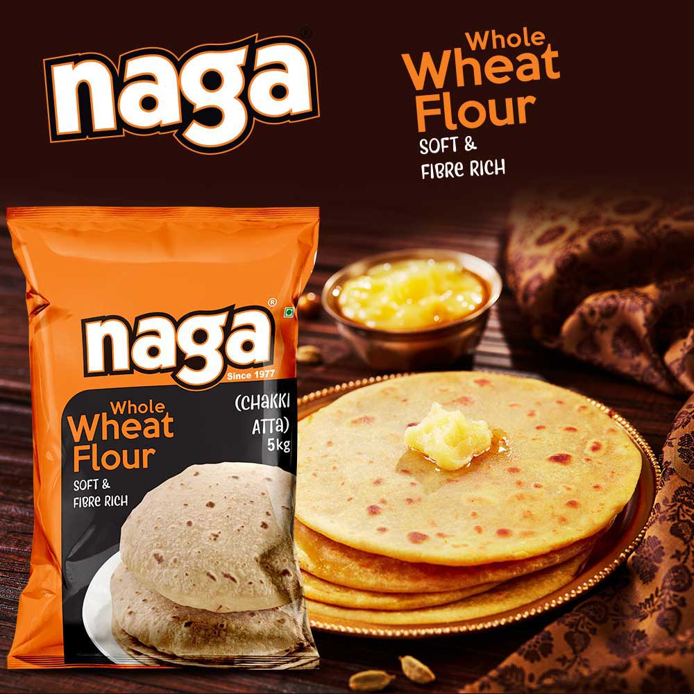 Naga Whole Wheat Atta 5kg