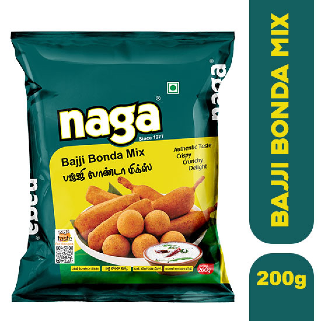 Naga Bajji Bonda Mix 200G - Authentic Indian Snack Preparation | Naga E ...