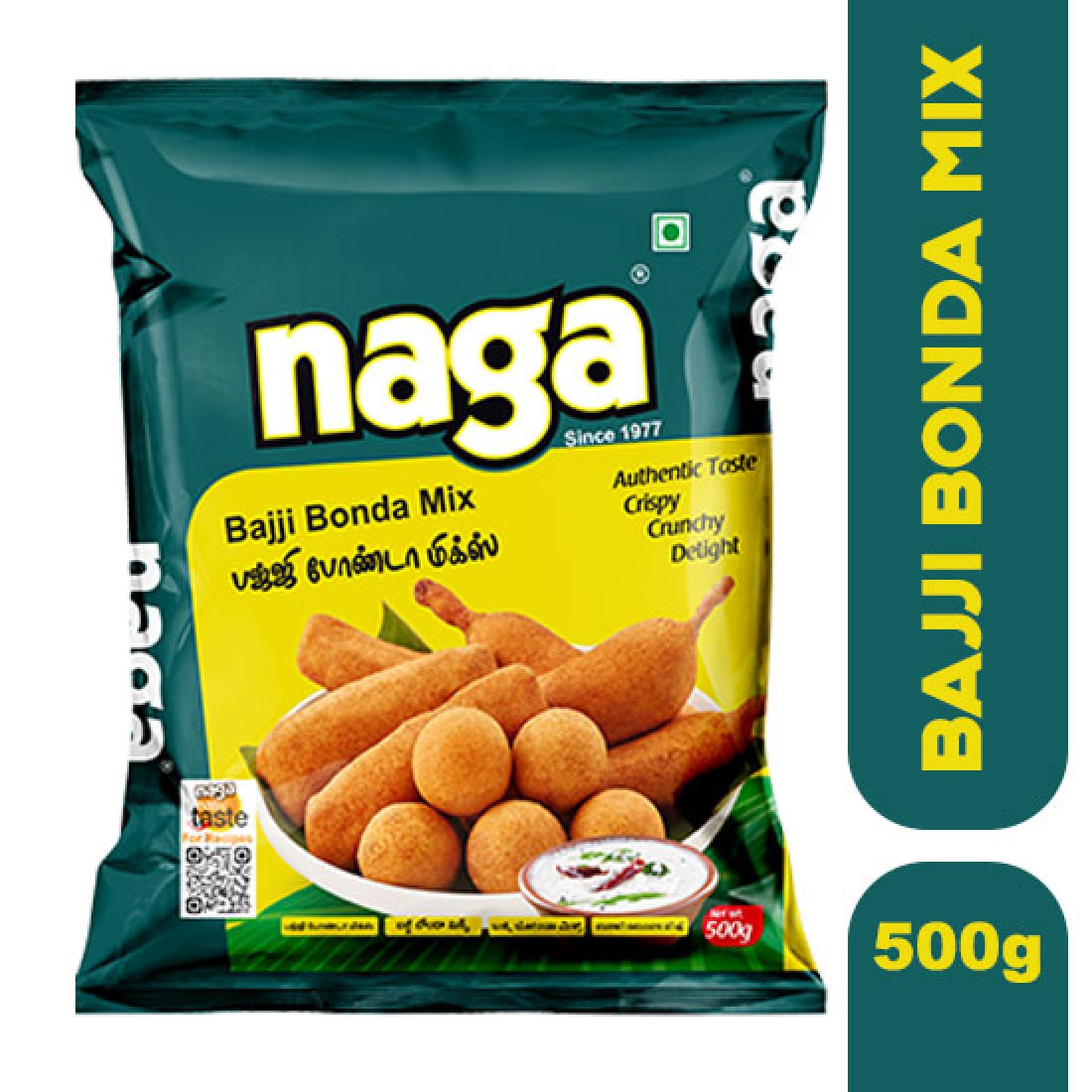Naga Bajji Bonda Mix 500g - Authentic Indian Snack Preparation | Naga E ...